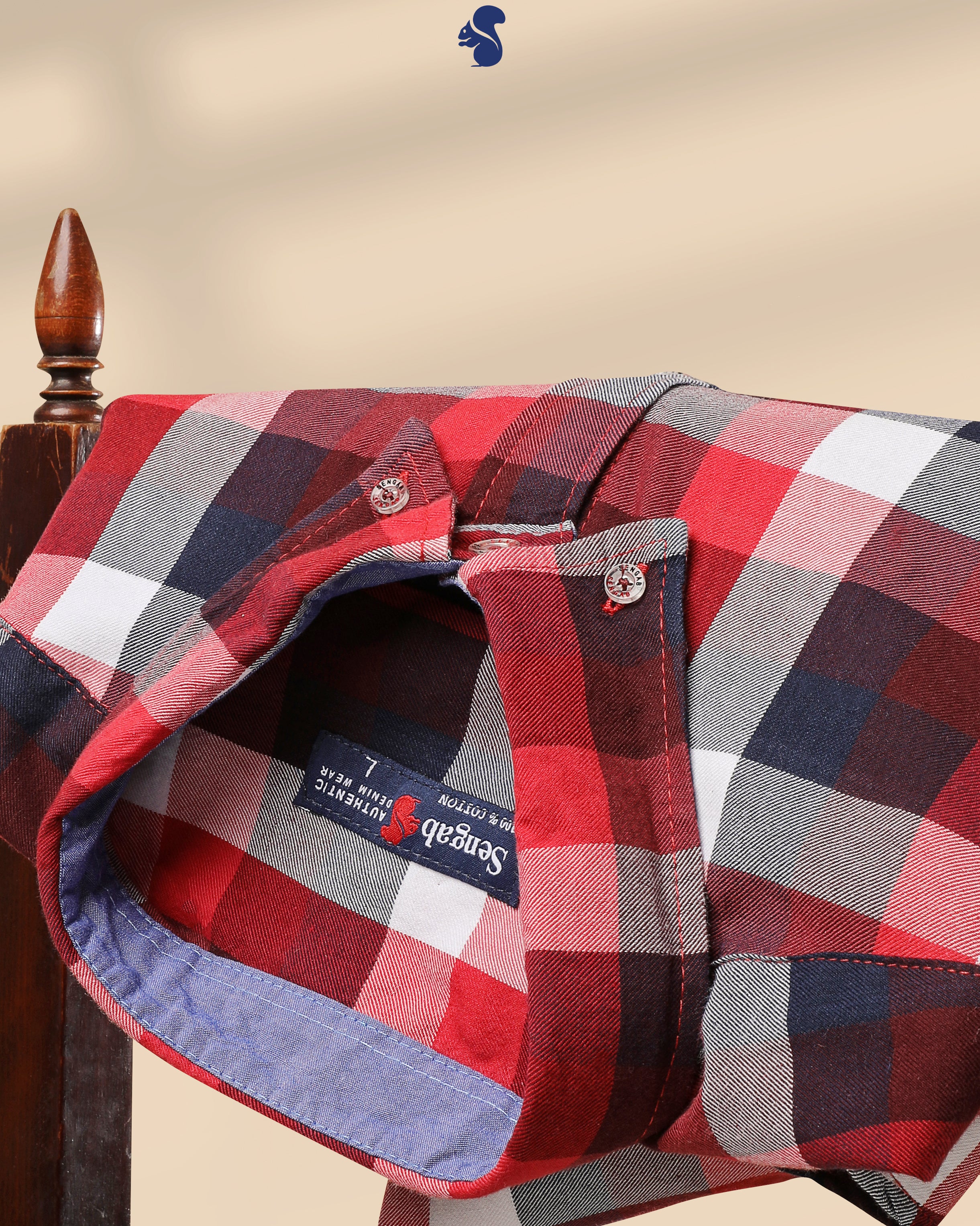 Checks Cotton Shirt 784 – Sengab